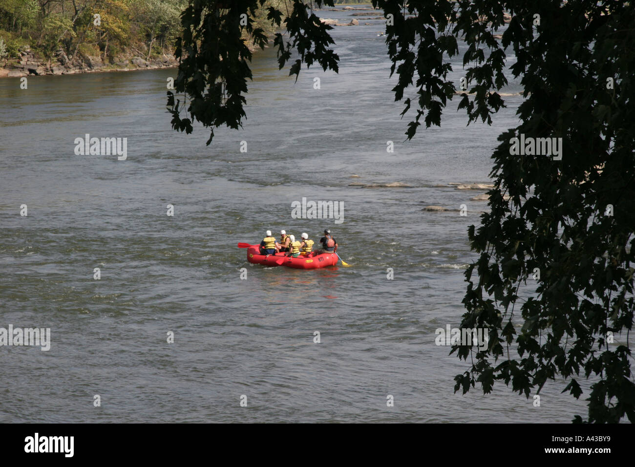 River Rafting on the Potomac River Stock Photo - Alamy