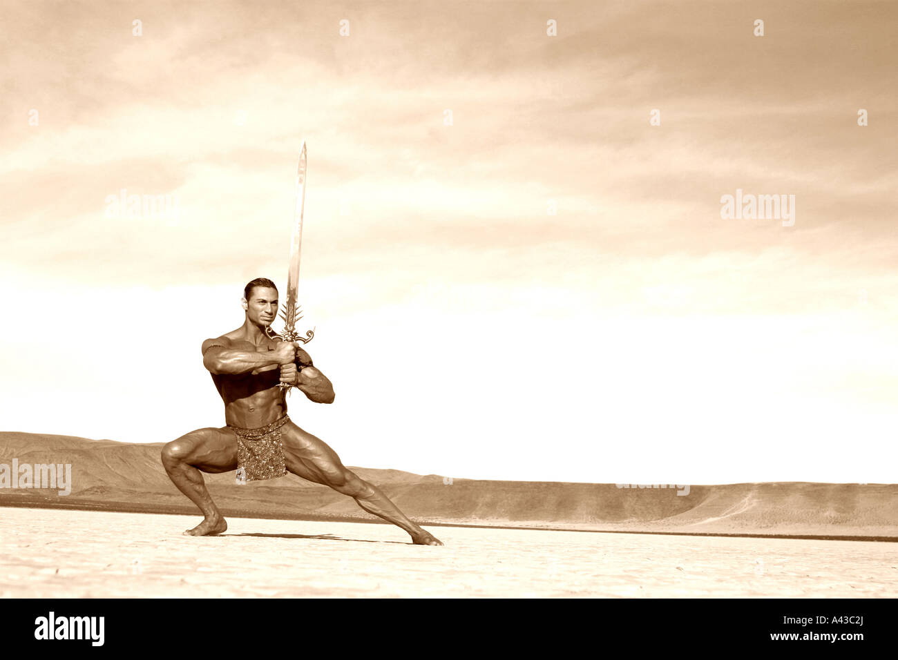 Art Warrior Big Sword High Resolution Stock Photography and Images - Alamy