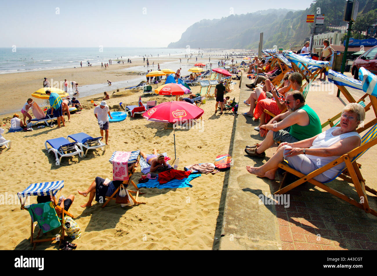 Shanklin Beach Isle of Wight England UK Great Britain Stock Photo - Alamy