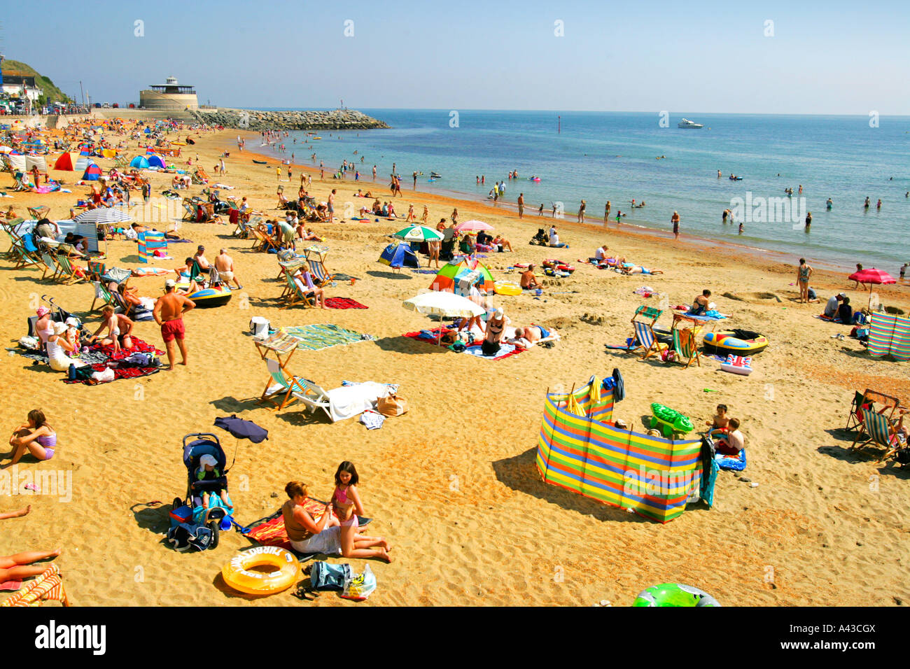 Ventnor Beach Isle of Wight England UK Great Britain Stock Photo - Alamy