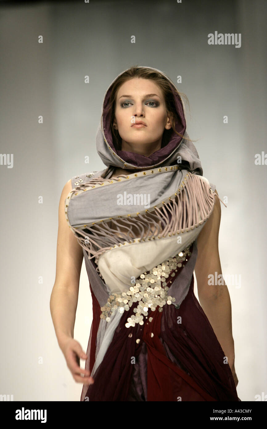 Models on catwalk at Bora Aksu show, London fashion week Stock Photo ...