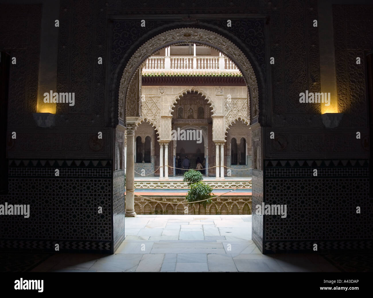 SPAIN Seville, The Alcázar of Seville. Feb 2007 Stock Photo - Alamy