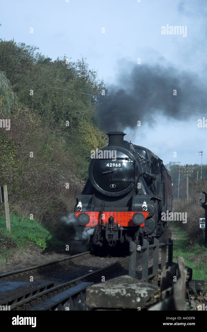 Steam train entering Hampton Loade Station. Severn Valley Steam Railway ...