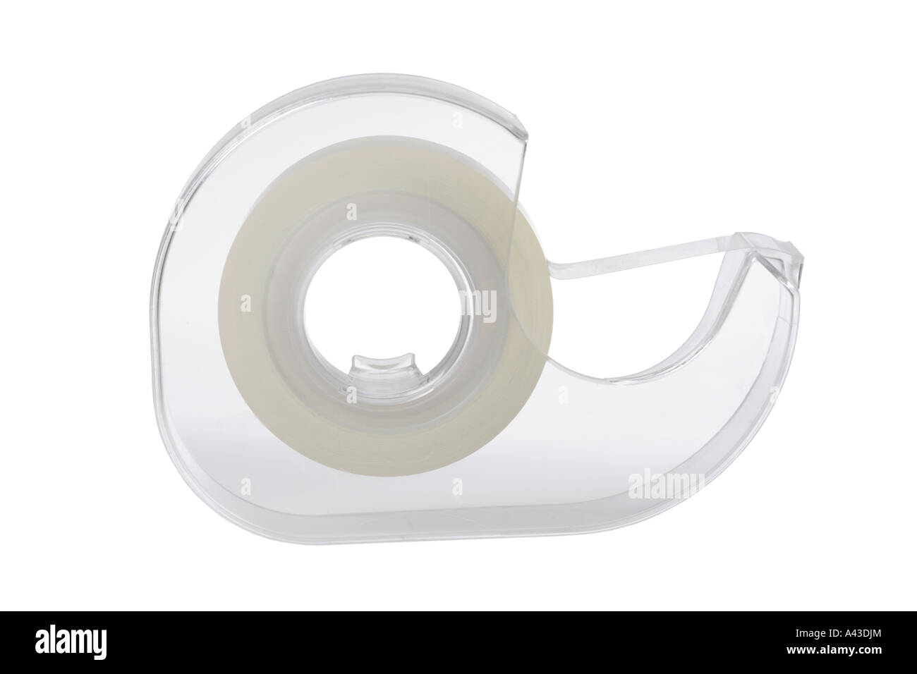 Tape Dispenser cut out on white background Stock Photo - Alamy