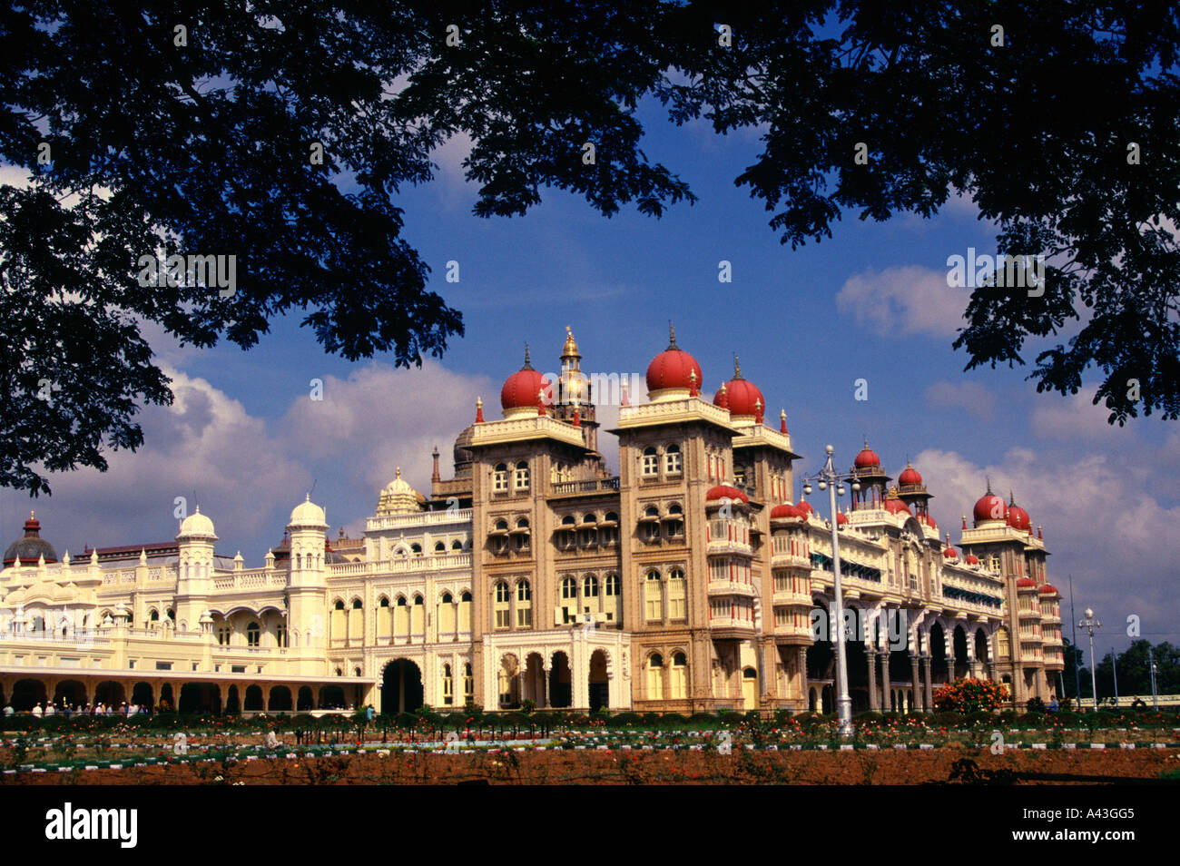 View of the Palace of Mysore the official residence and seat of the ...