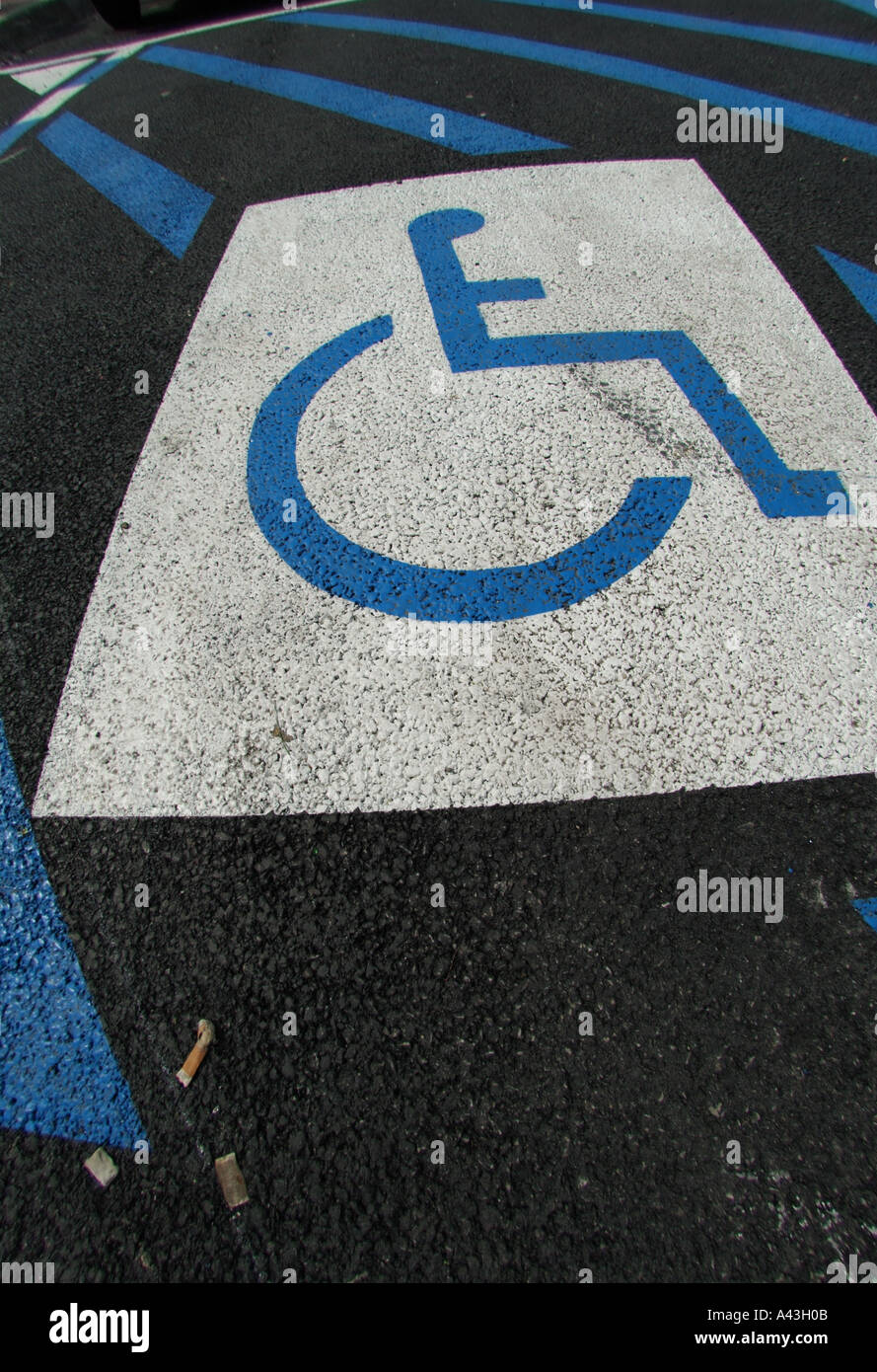 Disabled sign symbol nice hi-res stock photography and images - Alamy