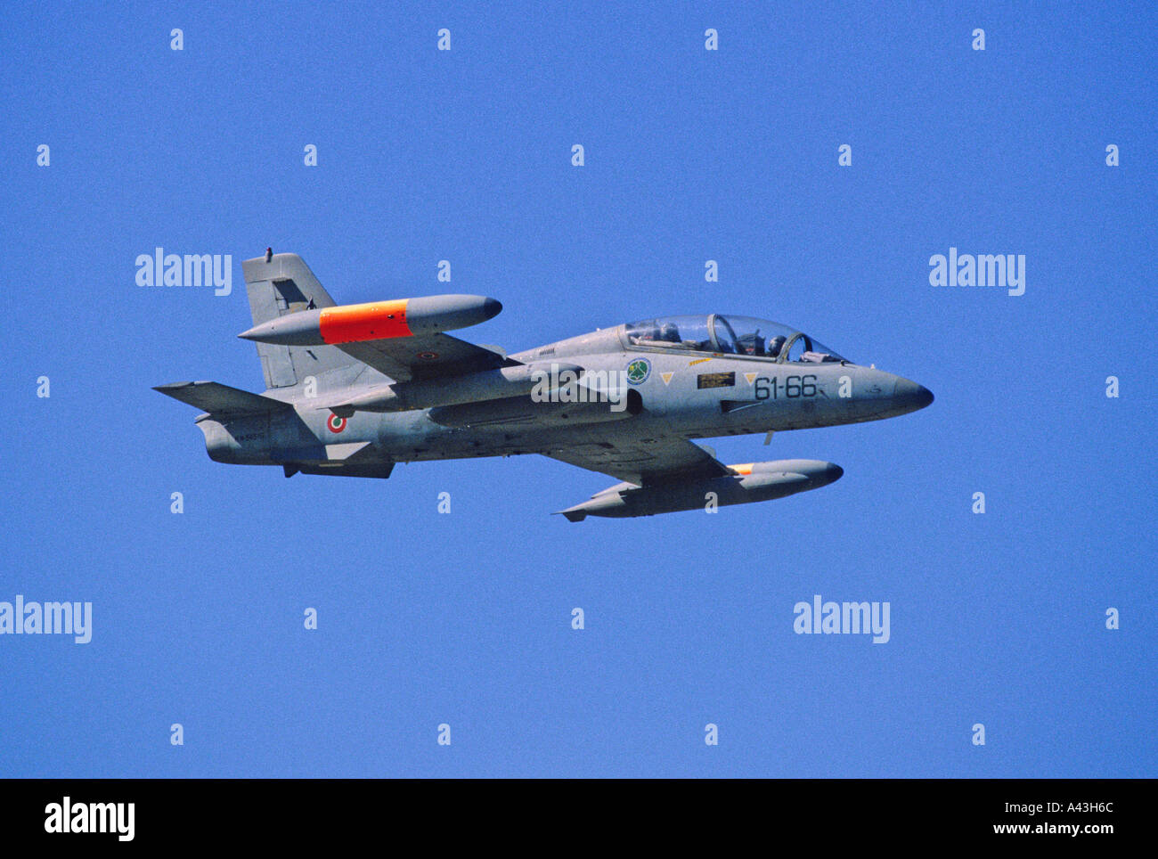 Italian Air Force Aermacchi MB-339 trainer light attack aircraft Stock ...
