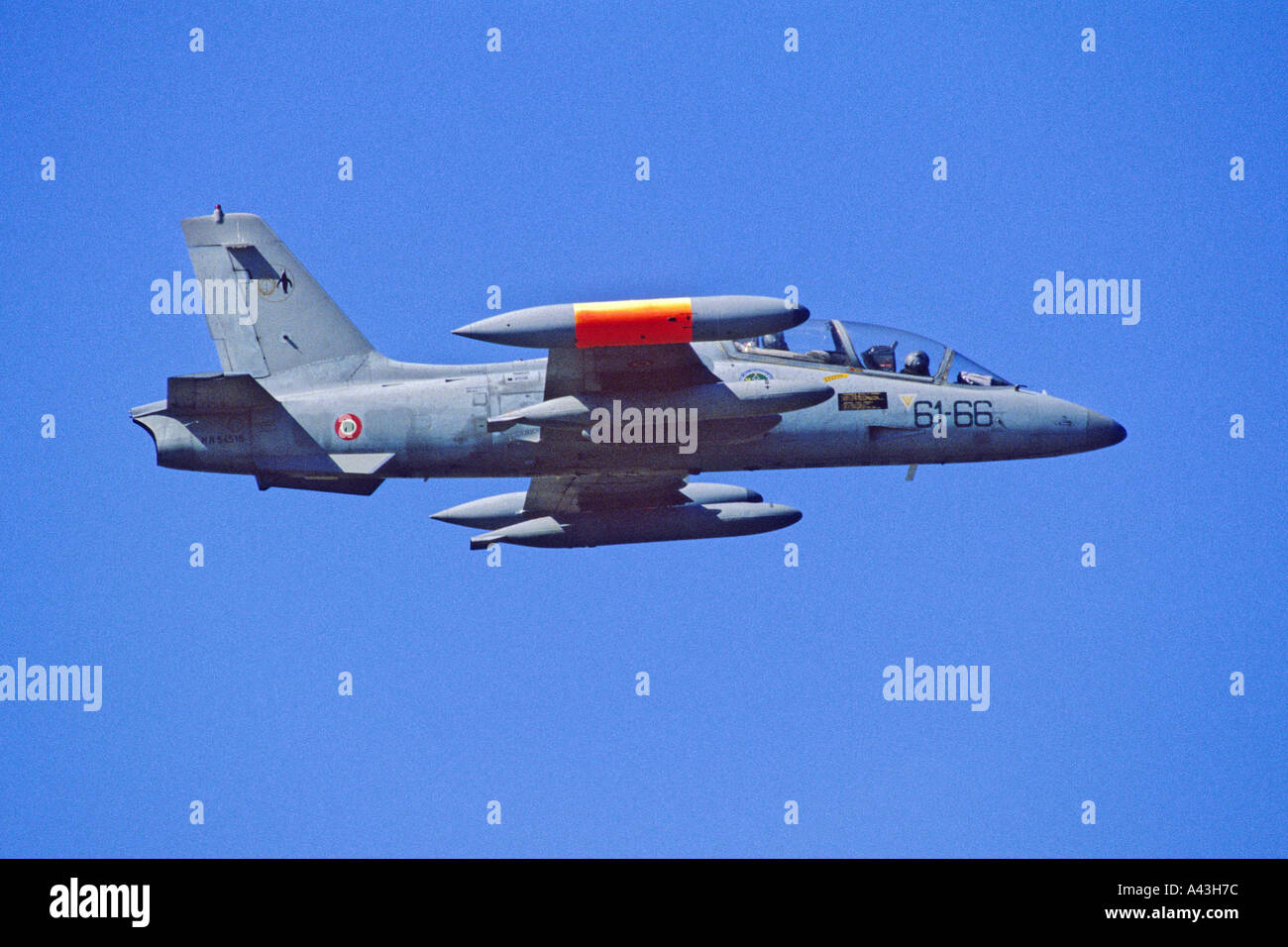 Italian Air Force Aermacchi MB-339 trainer light attack aircraft Stock ...