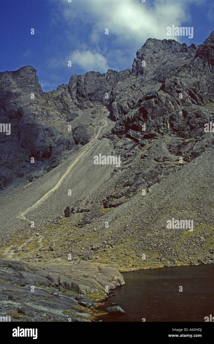 The Great Stone Shoot of Sgurr Alasdair. Coire Lagan, Black Cuillin ...