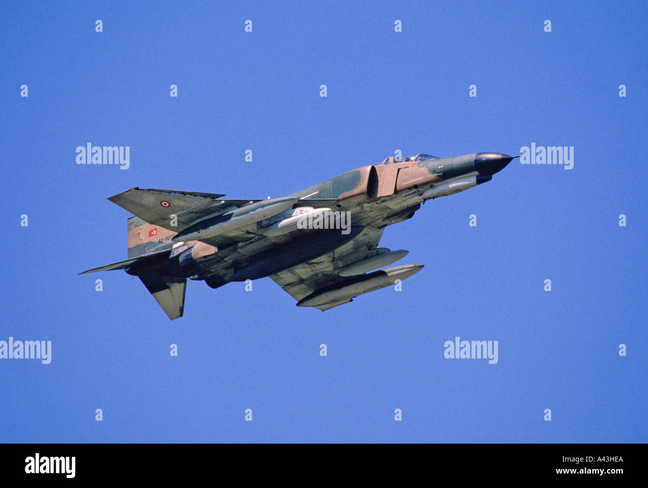 Turkish Air Force McDonnell Douglas F-4 Phantom aircraft Stock Photo ...