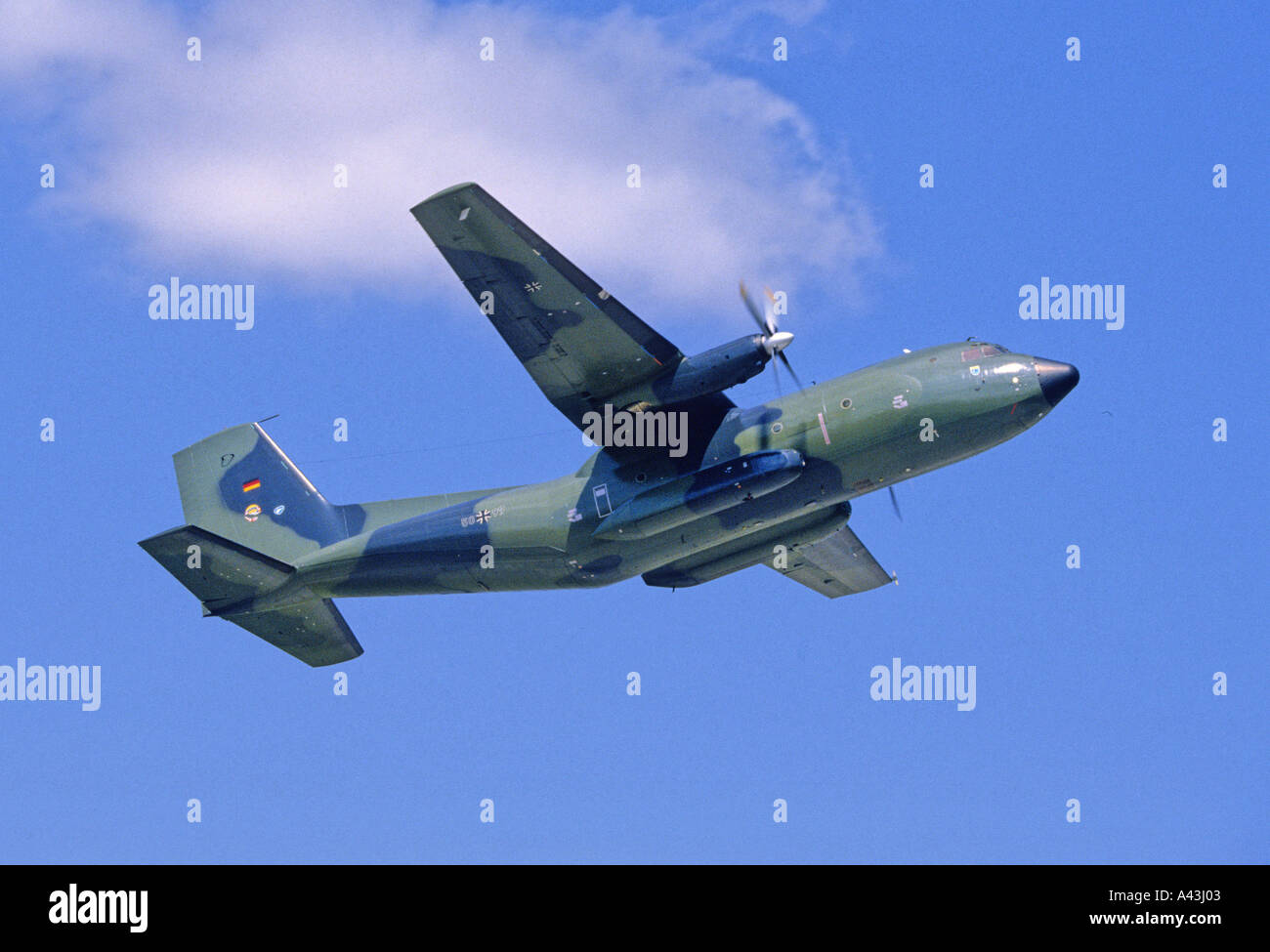 German Air Force Transall C-160 transport aircraft Stock Photo - Alamy