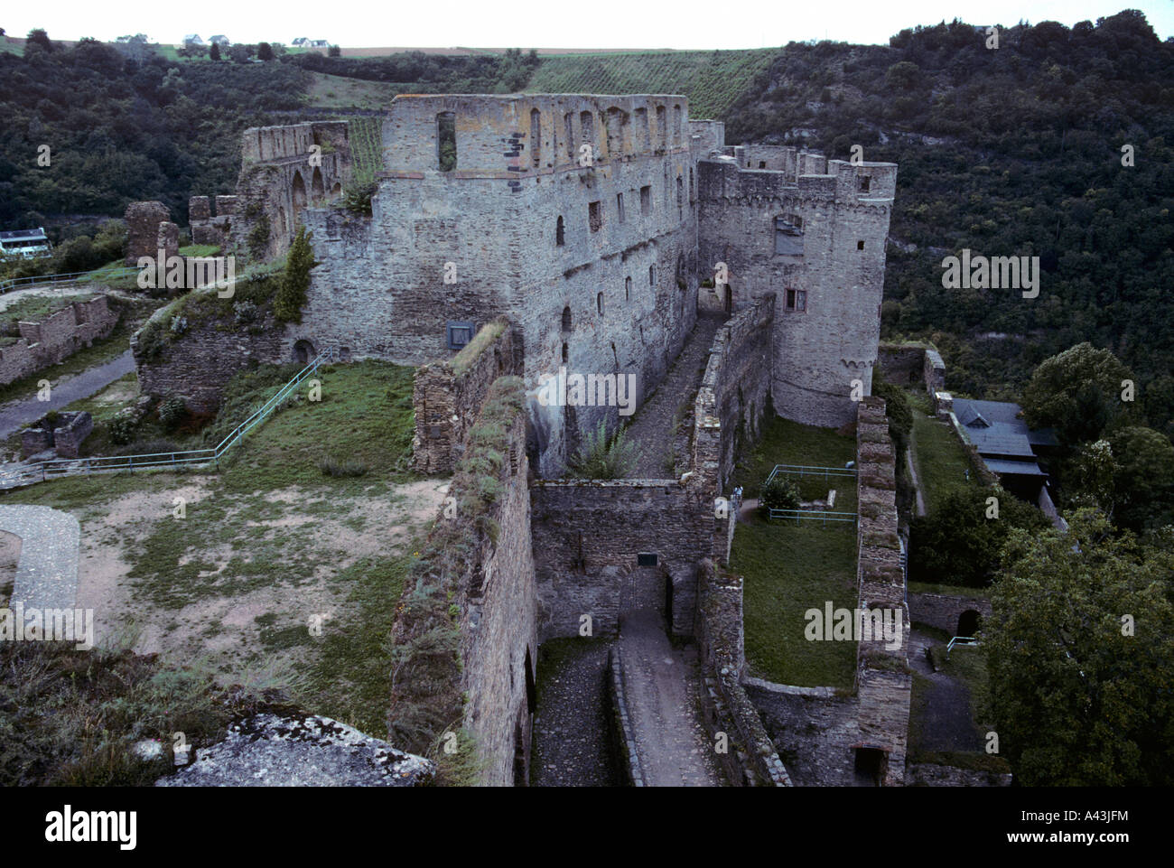Rheinfels Castle ruins. St Goar, Germany Stock Photo - Alamy