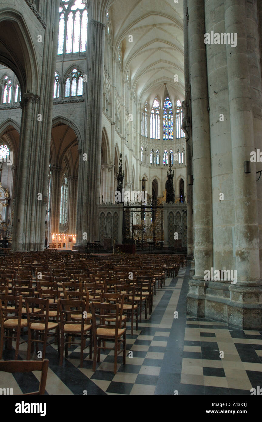 Ceiling of amiens cathedral hi-res stock photography and images - Alamy