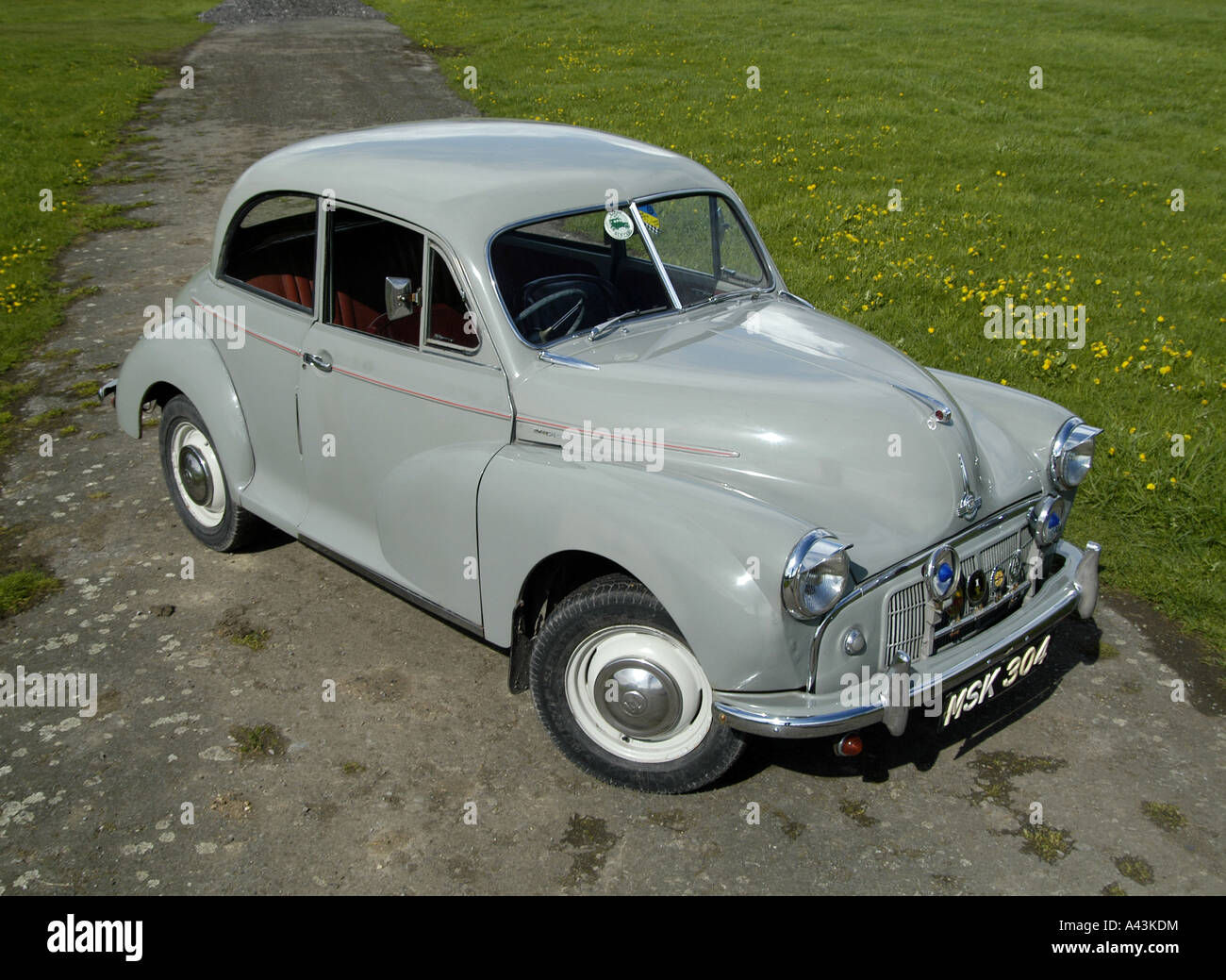 Morris Minor 1000 classic British saloon car Stock Photo - Alamy