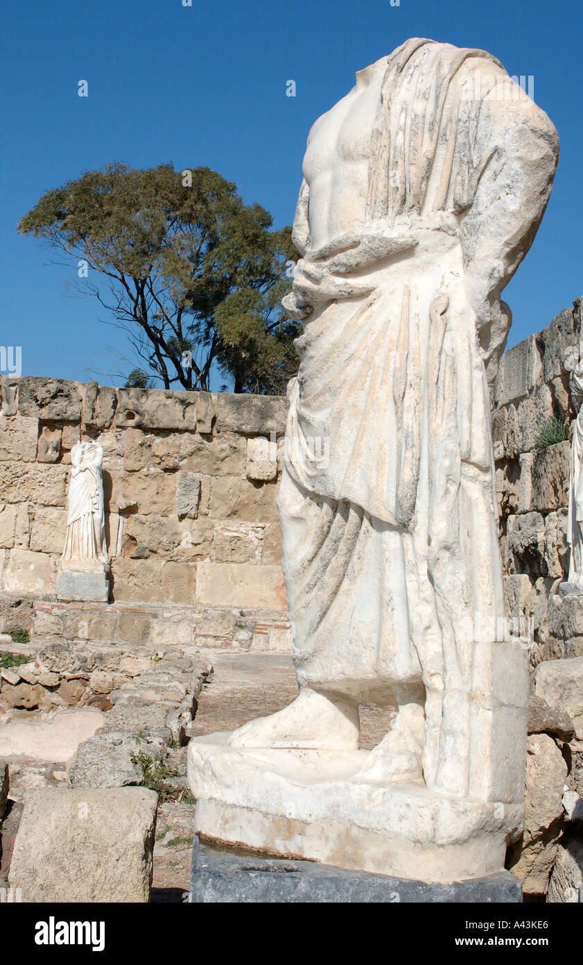 Salamis Marble statue 2nd century AD from the Gymnasium Northern Cyprus ...