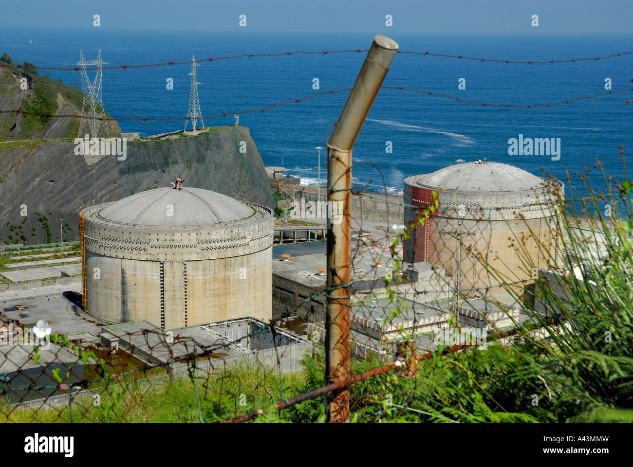 NUCLEAR POWER STATION LEMONIZ BIZKAIA SPAIN Stock Photo - Alamy