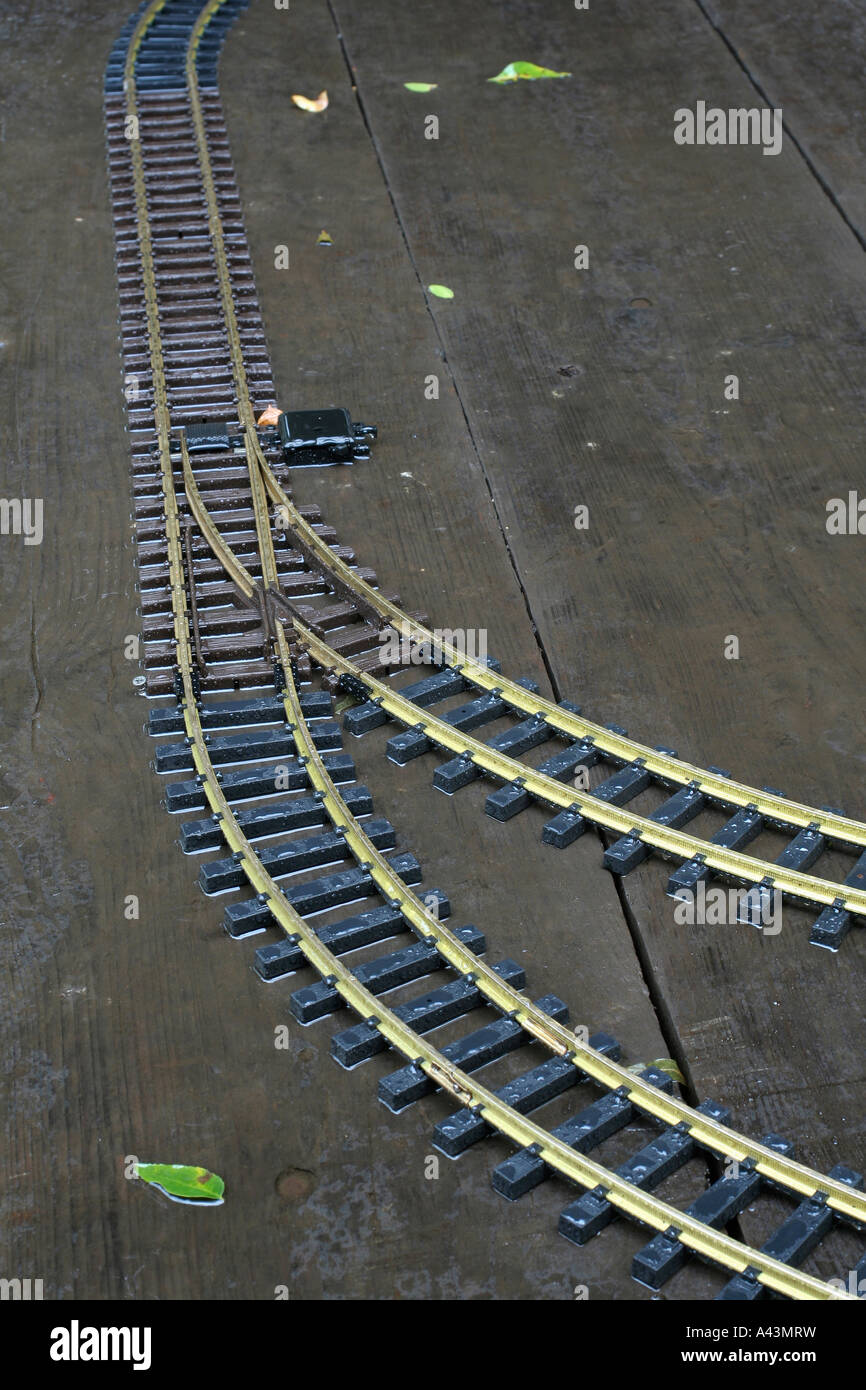 Railway modelling Tracks (Model Railroad - US Stock Photo - Alamy