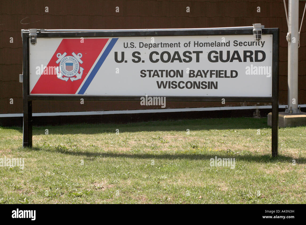 US Coast Guard Station Bayfield Wisconsin Stock Photo - Alamy