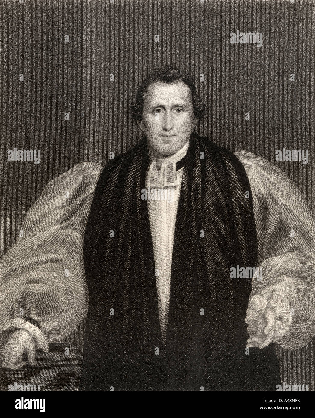 Rev. Daniel Wilson, 1778 - 1858. English Bishop of Calcutta Stock Photo ...