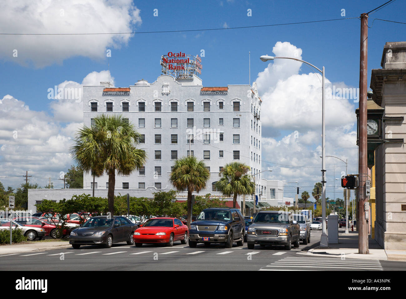 Historic Ocala National Bank building in Ocala, Florida, USA Stock ...