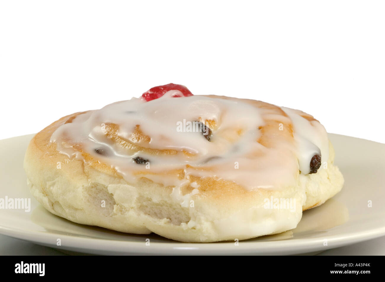 Sticky belgian bun glazed red hi-res stock photography and images - Alamy
