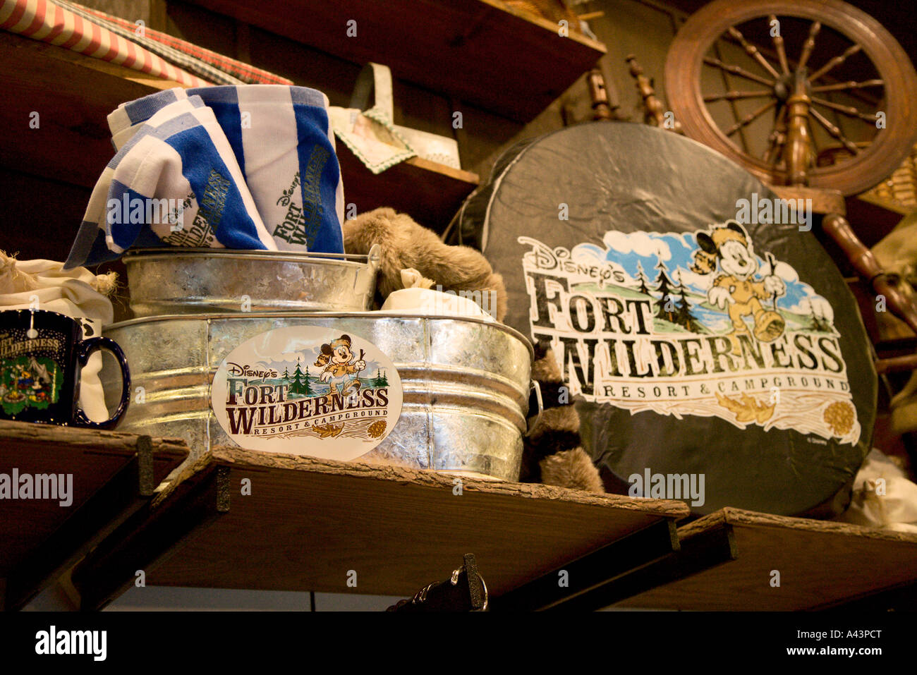 Display at Meadow Trading Post at Fort Wilderness Resort in Walt Disney ...