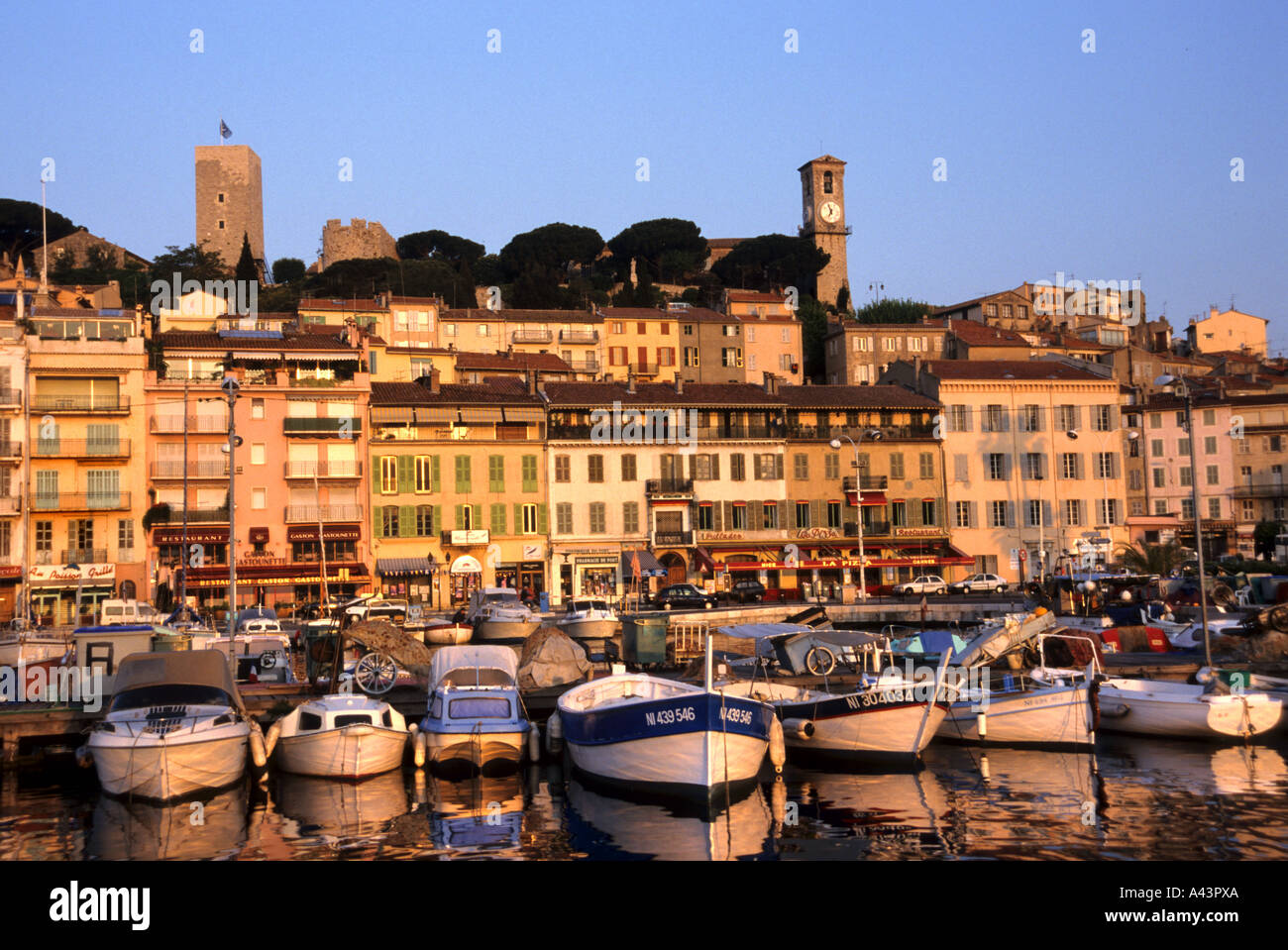Cannes harbour fisherman hi-res stock photography and images - Alamy