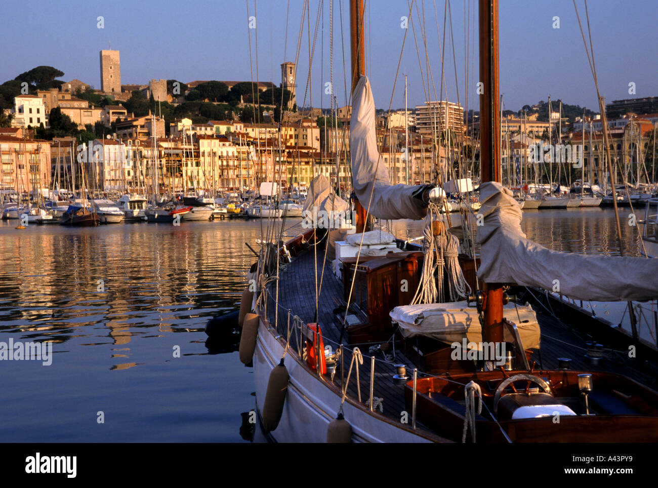 Cannes harbour fisherman hi-res stock photography and images - Alamy