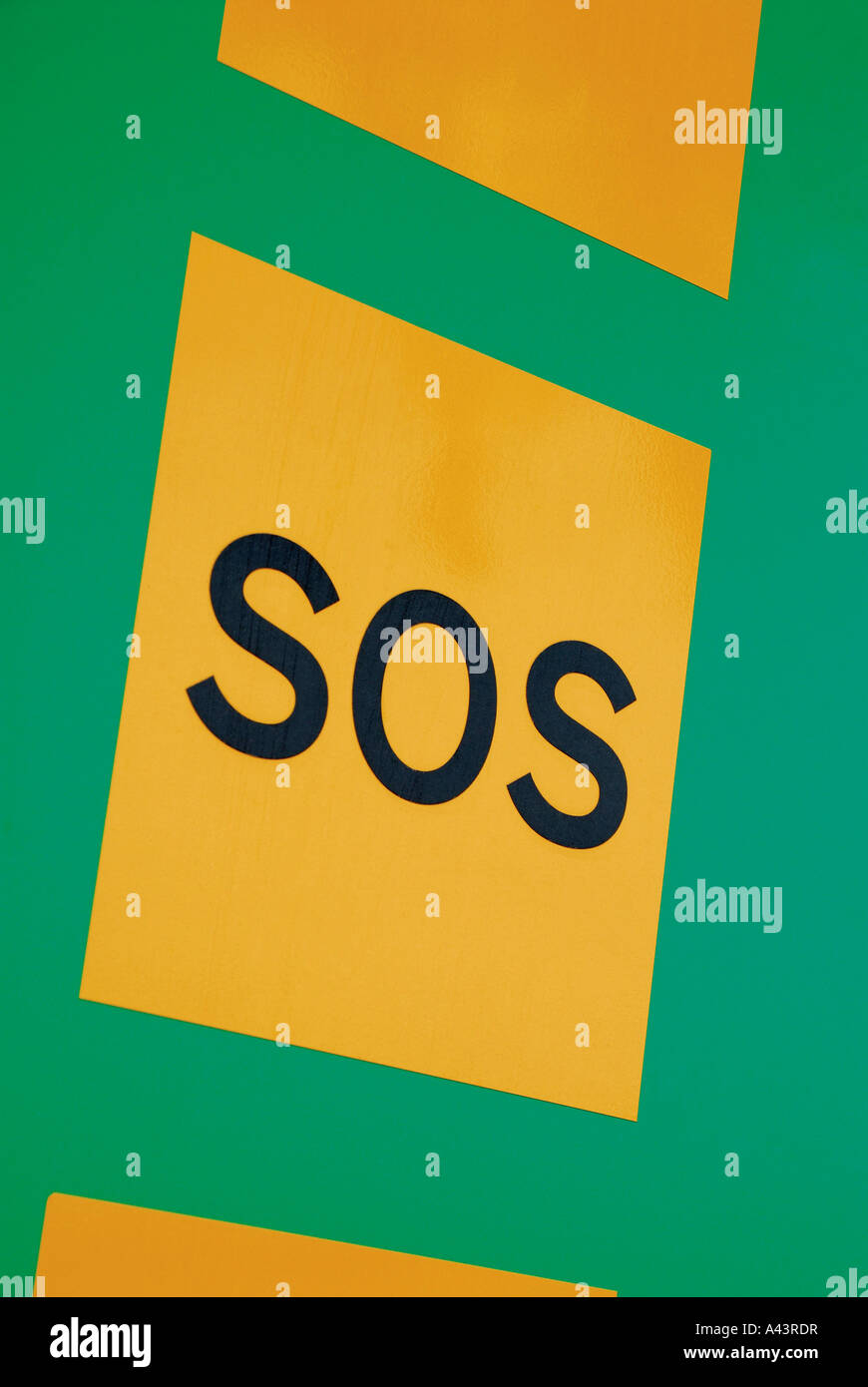 SOS SIGN INDICATION Stock Photo - Alamy