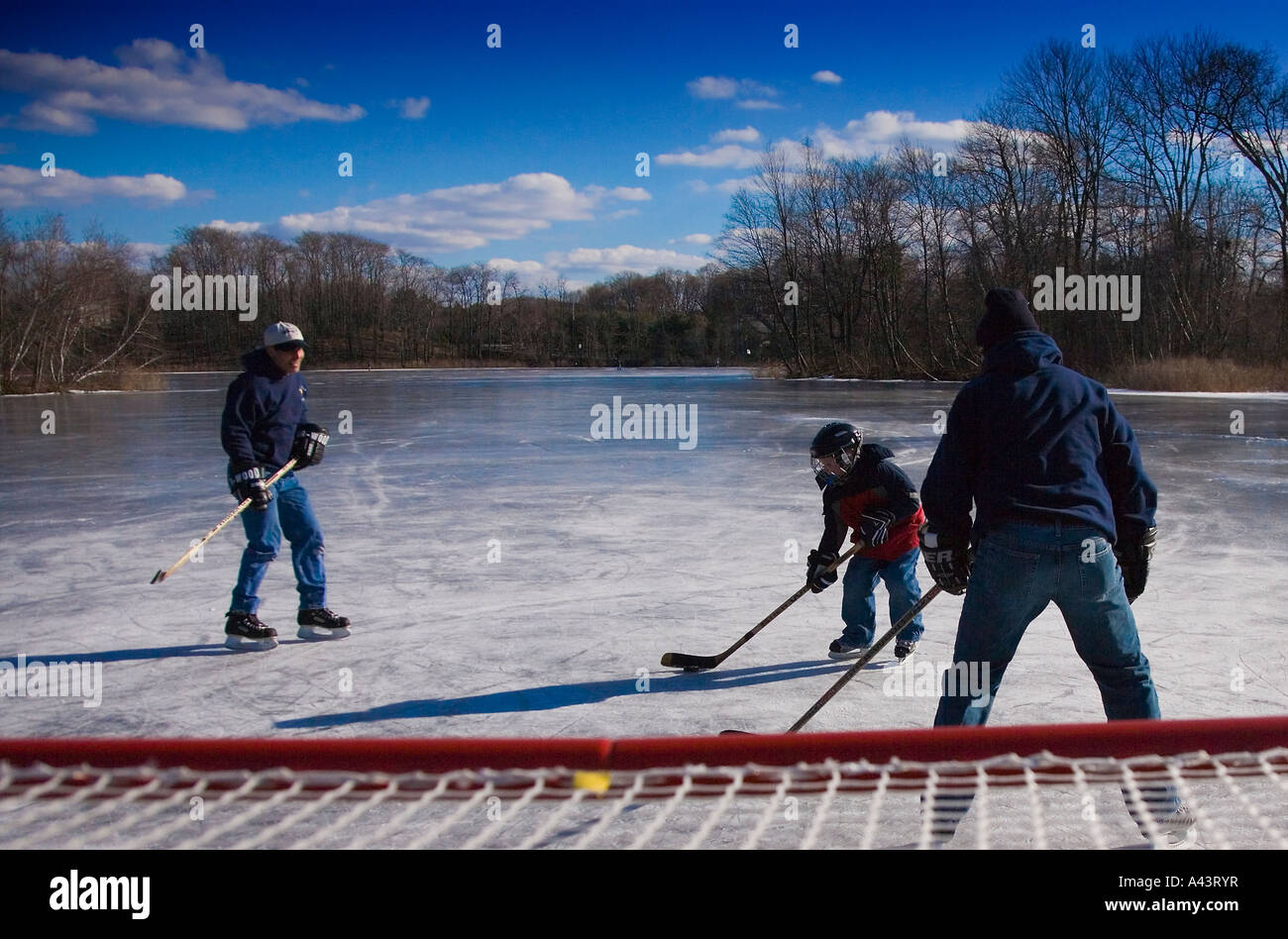 Frozen pond hi-res stock photography and images - Alamy