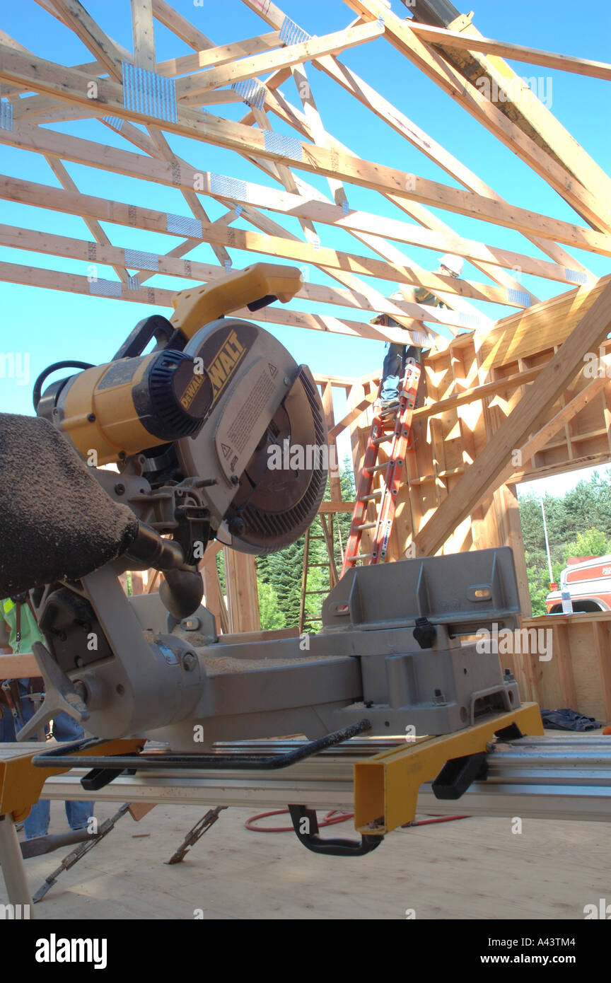 Construction - Cutting Tool (Saw) Used In Construction Stock Photo - Alamy