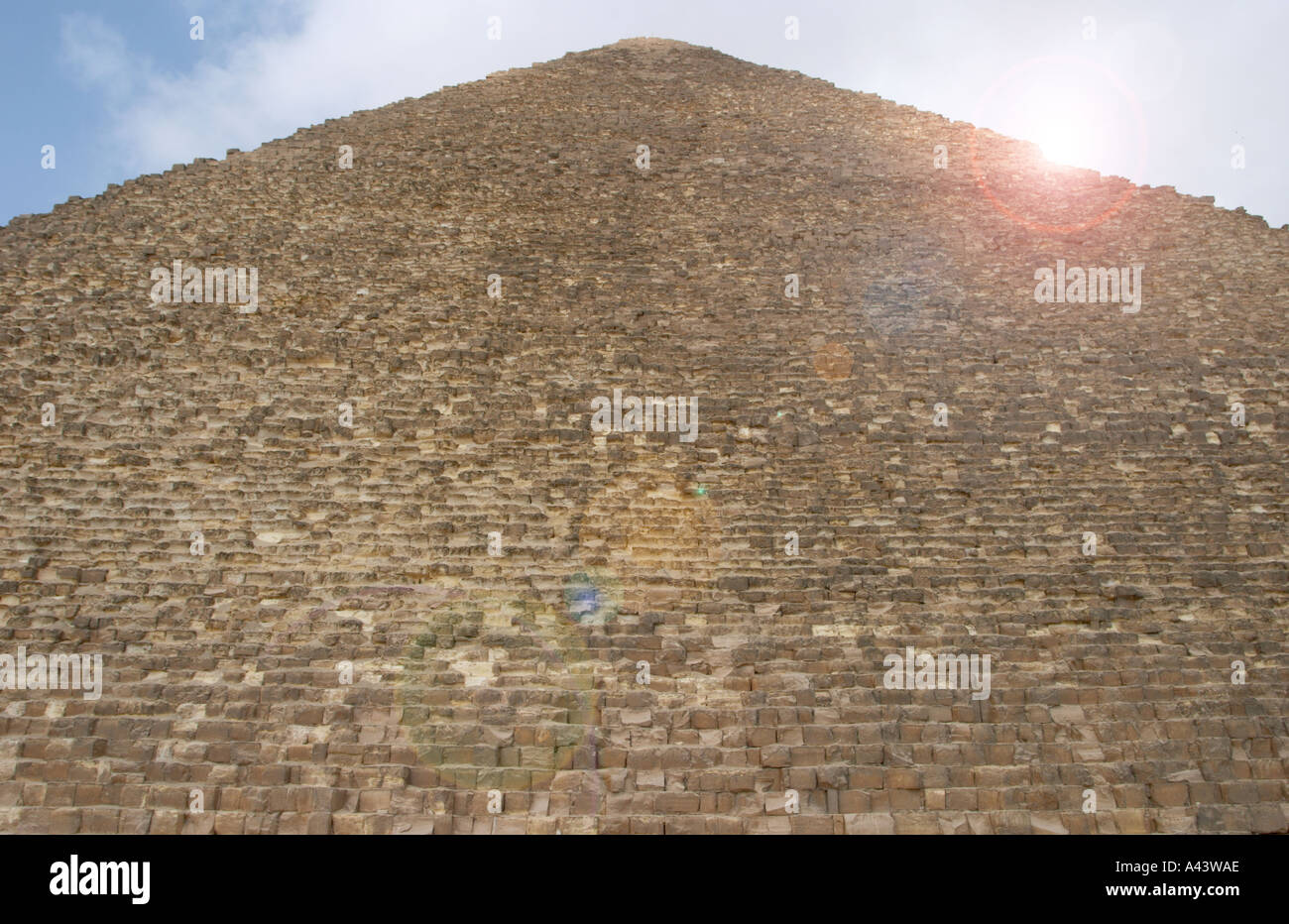 The great pyramid of Khufu (Cheops). The Giza plateau, Cairo, Egypt ...