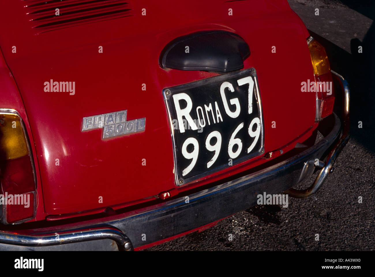 Roma numberplate hi-res stock photography and images - Alamy