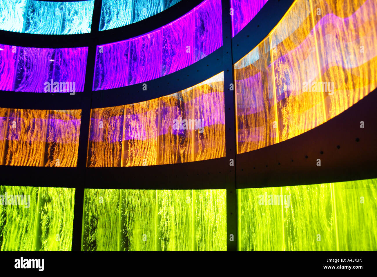 Color water air bubble magic Stock Photo - Alamy