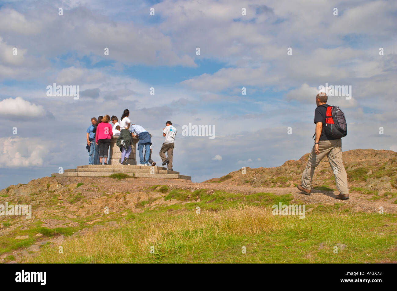 The Worcester Beacon the highest point of the Malvern Hills ...