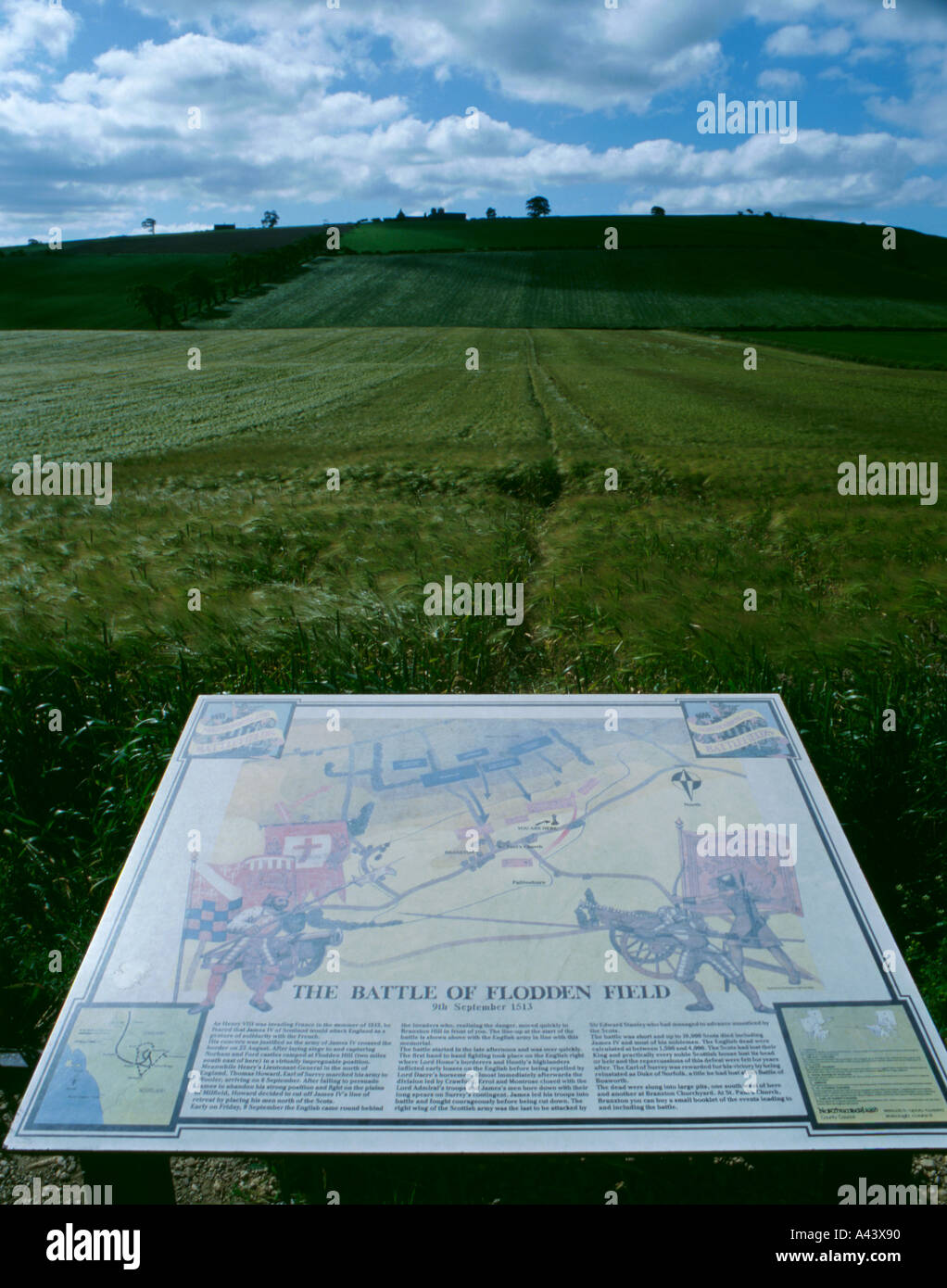 Flodden field england hi-res stock photography and images - Alamy