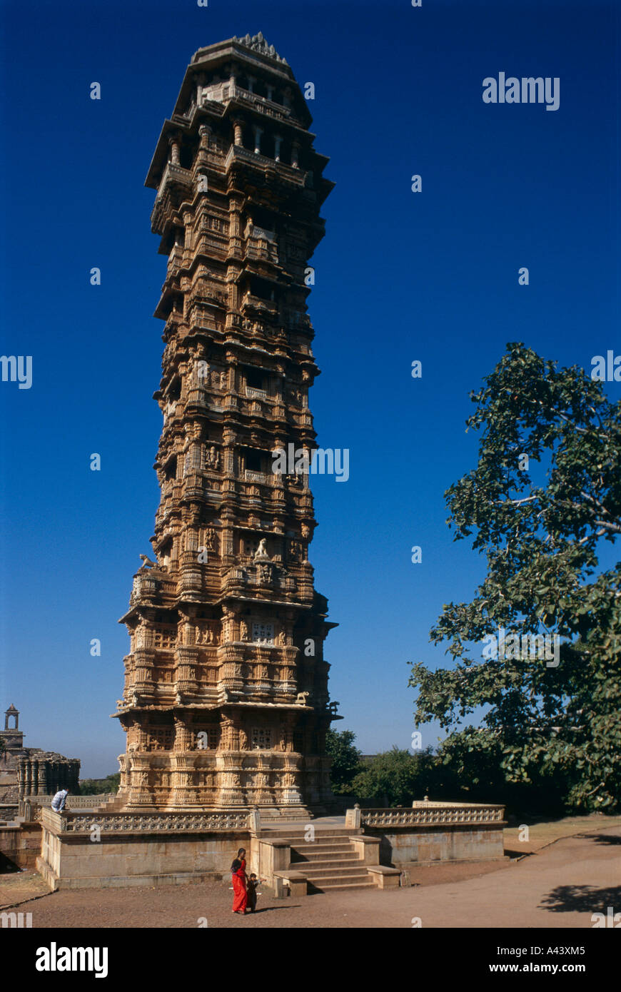 Vijay stambh victory tower chittaugargh rajasthan india Stock Photo - Alamy