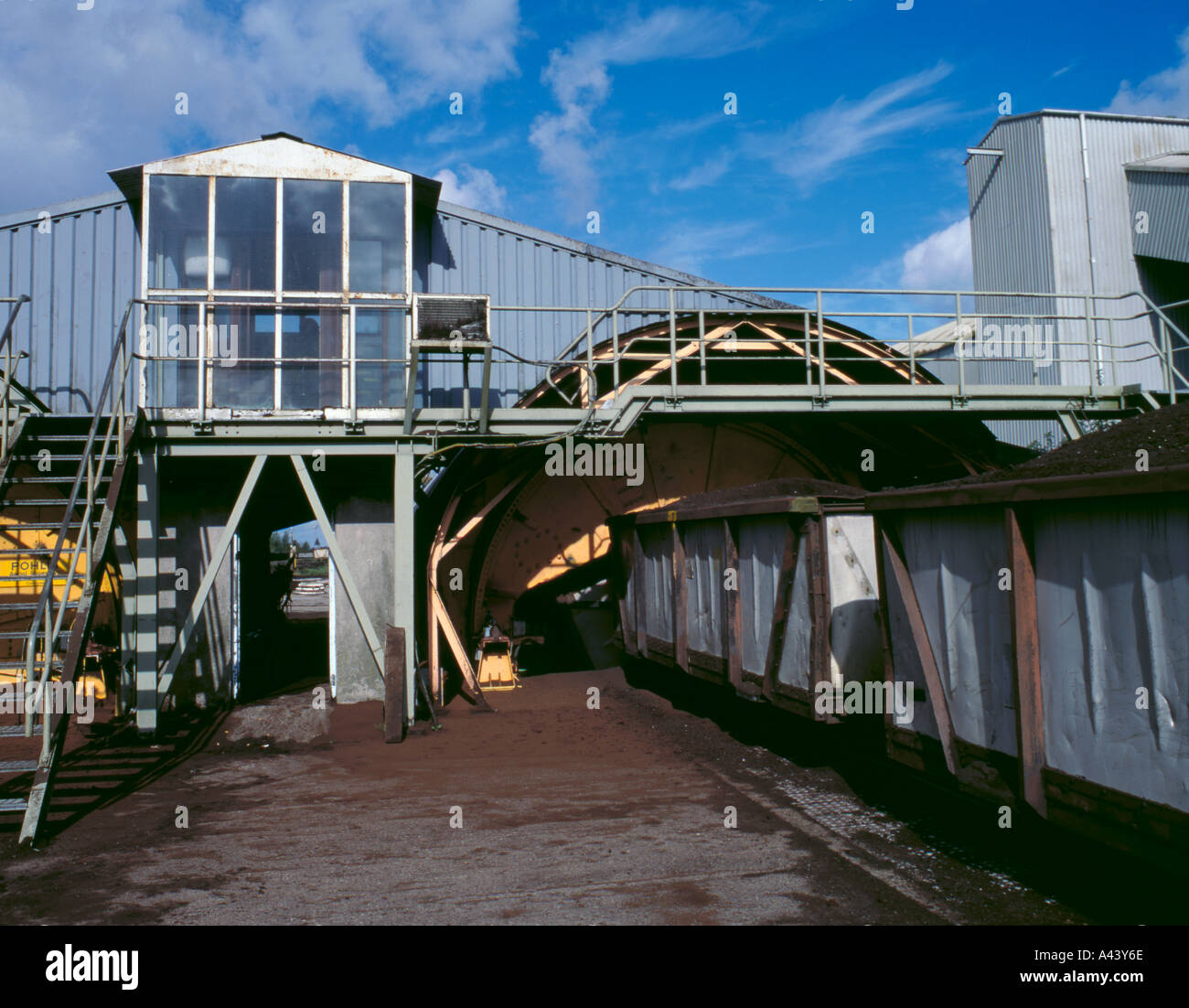 Peat handling facility Shannonbridge power station, Shannonbridge ...
