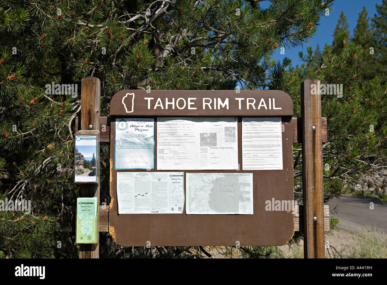 Brochures and trail information hi-res stock photography and images - Alamy