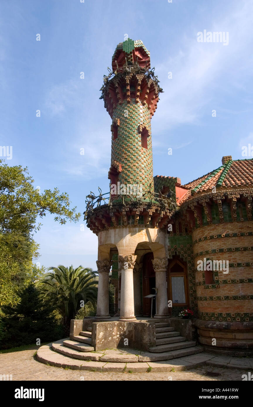 Spainish villa EL CAPRICHO designed by architect Antoni Gaudi Comillas ...
