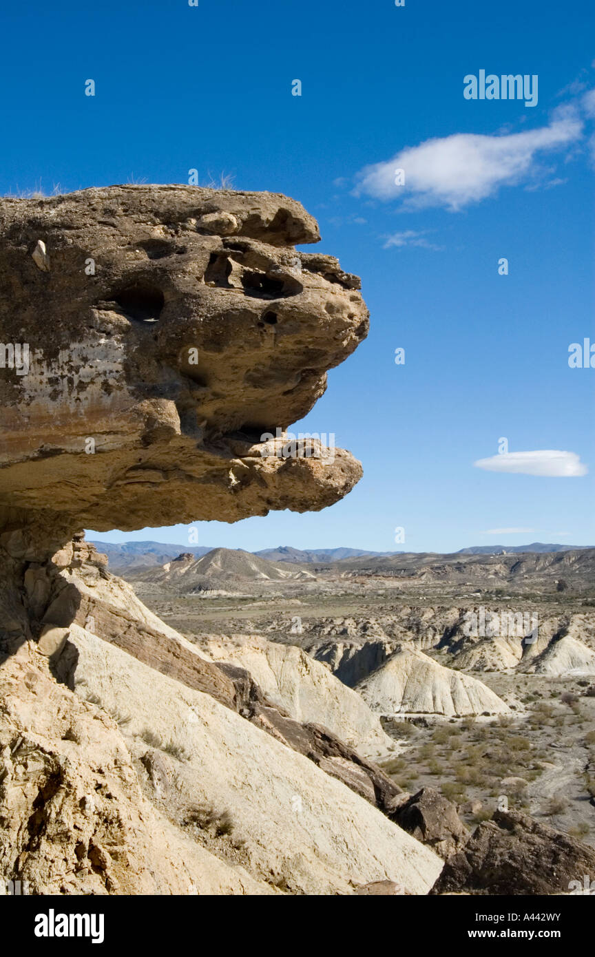 Rock and hill slope erosion in the so called badlands of the southern ...