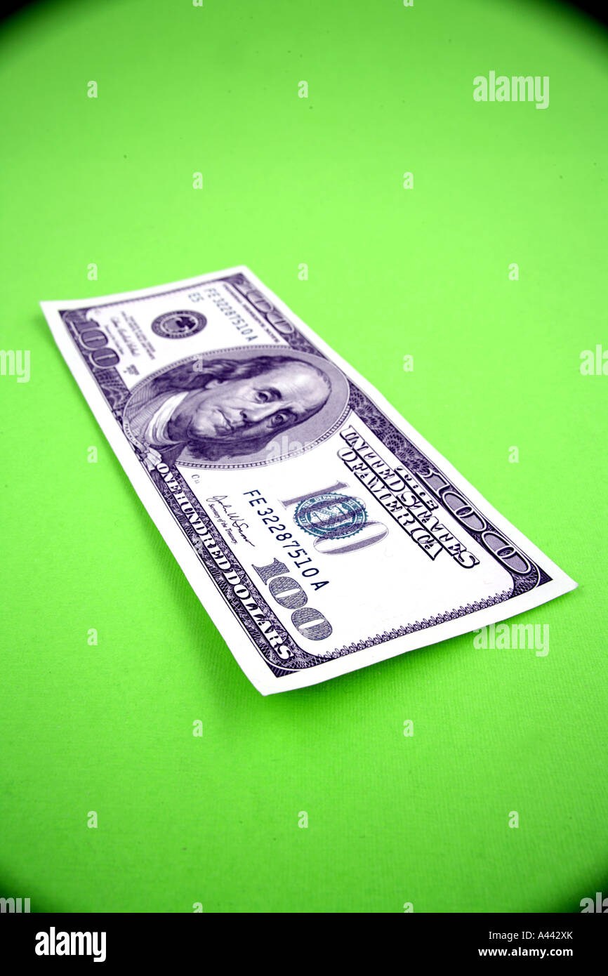 $100 US banknote Stock Photo - Alamy
