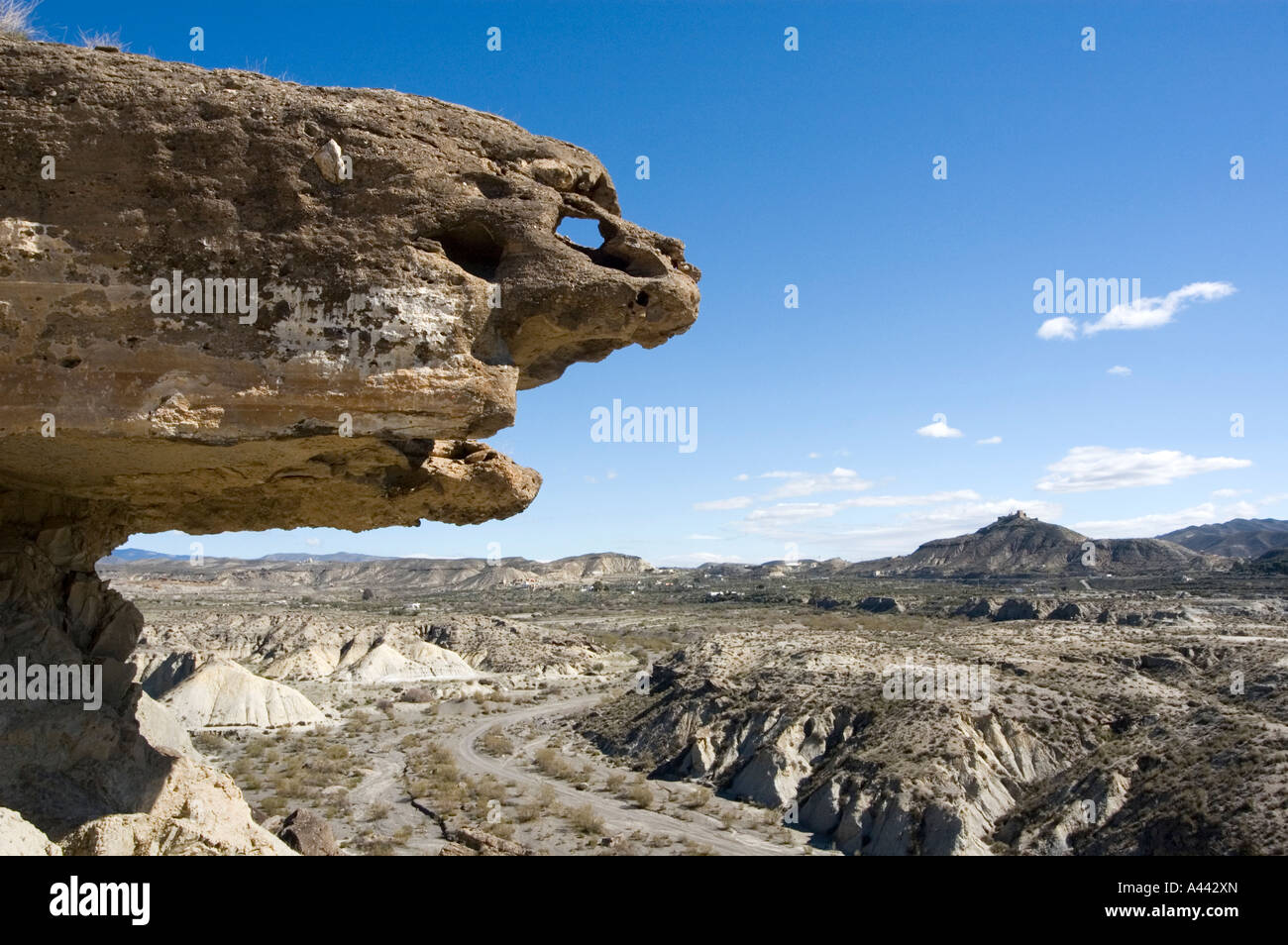 Rock and hill slope erosion in the so called badlands of the southern ...
