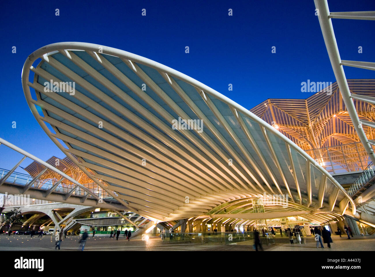 Entrance to Lisbon s main train station ESTACIO DO ORIENTE designed by ...