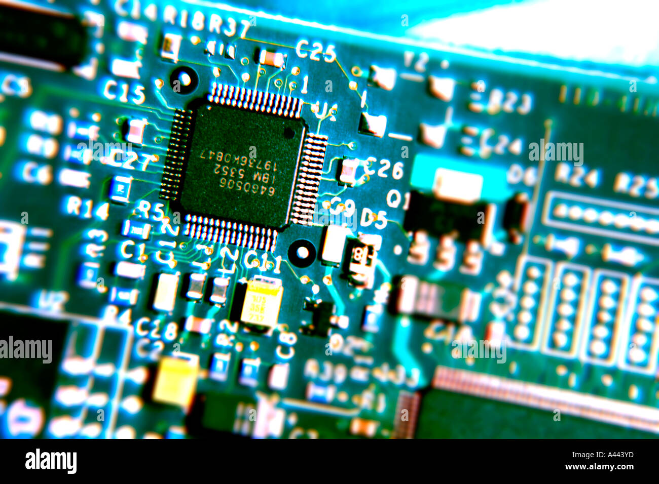 Computer Circuit Board Stock Photo - Alamy