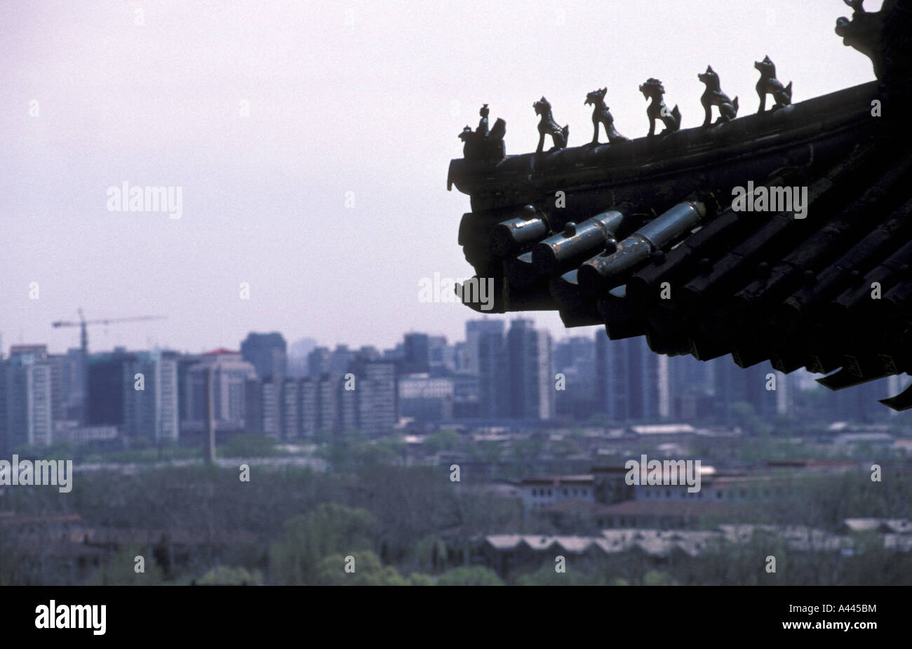 The old and new of Beijing Stock Photo - Alamy