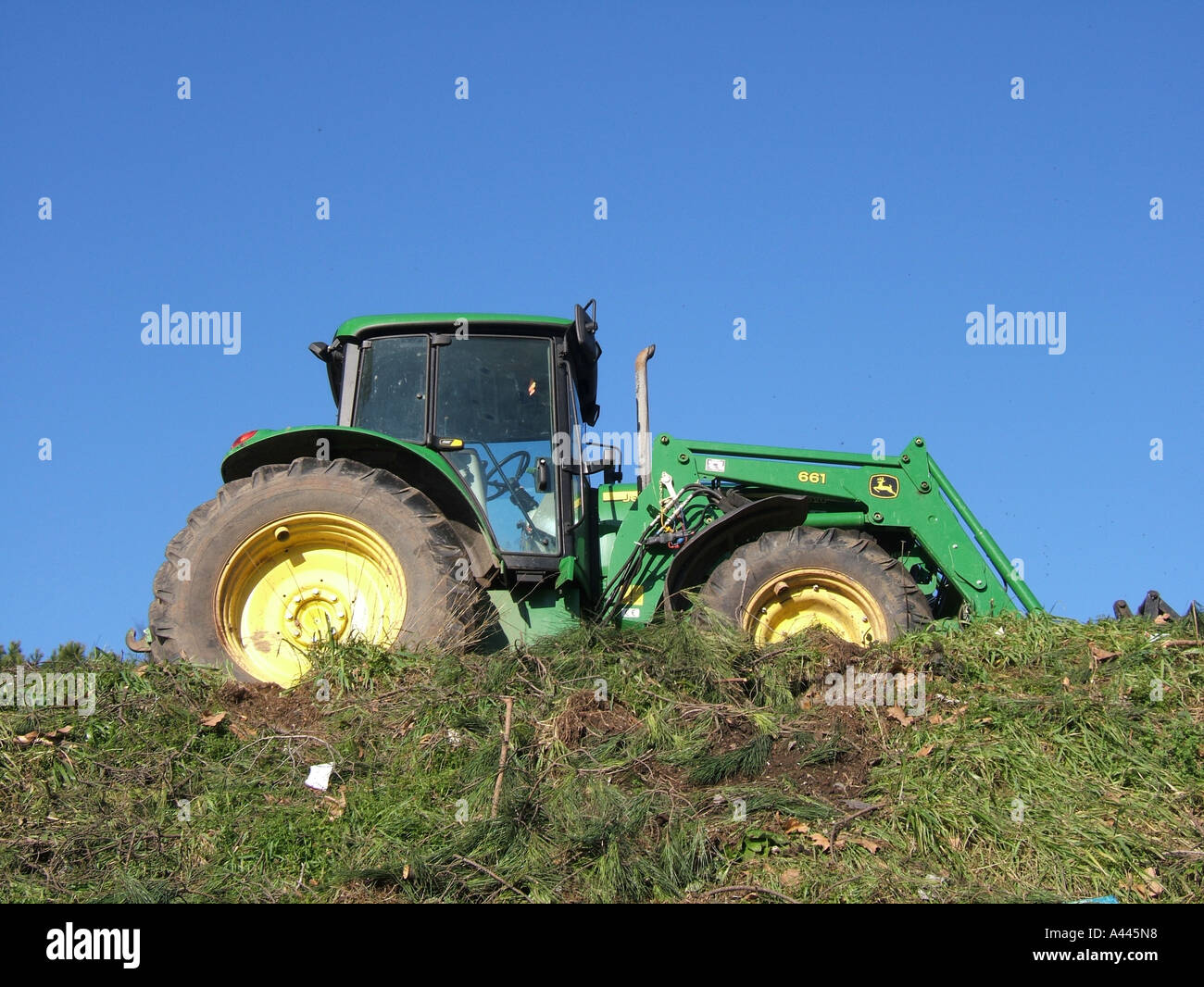 tractor in field Stock Photo - Alamy