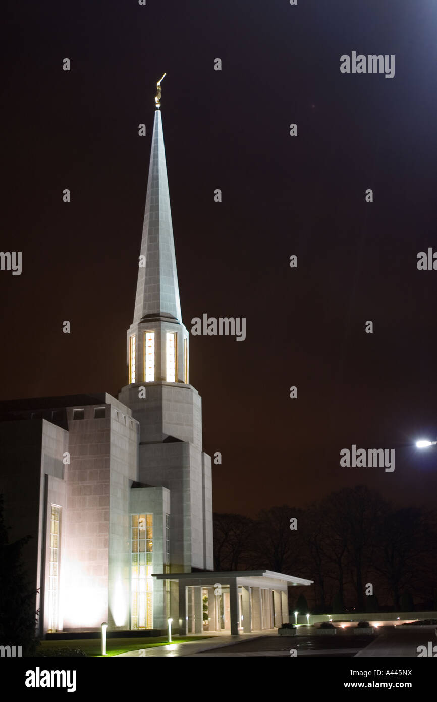 The Mormon church at Chorley near Preston in Lancashire, UK Stock Photo ...