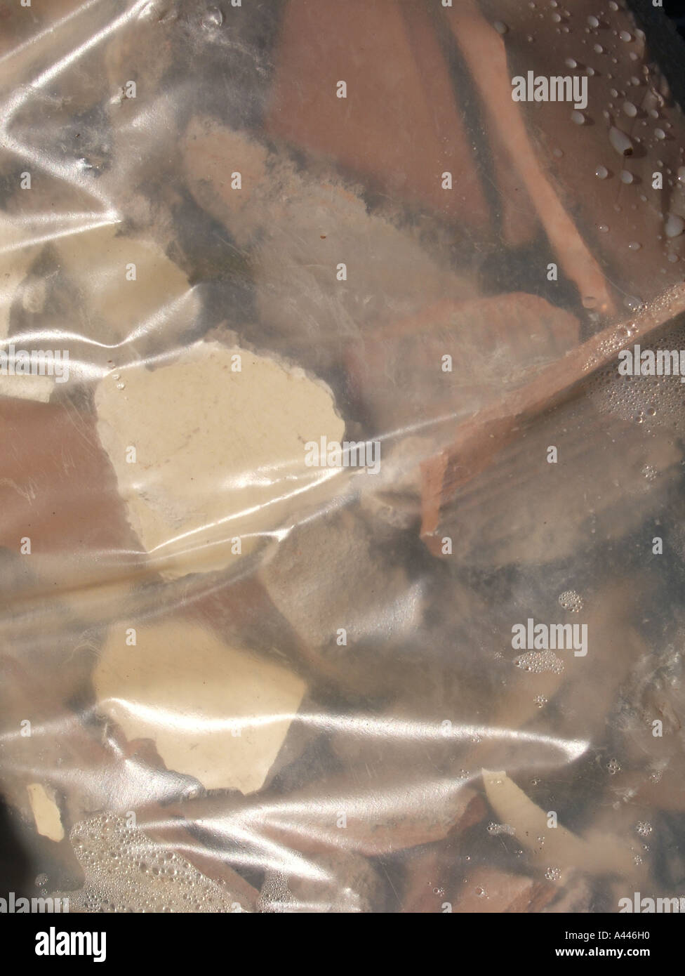 plastic sacks full of rubble from building site Stock Photo - Alamy