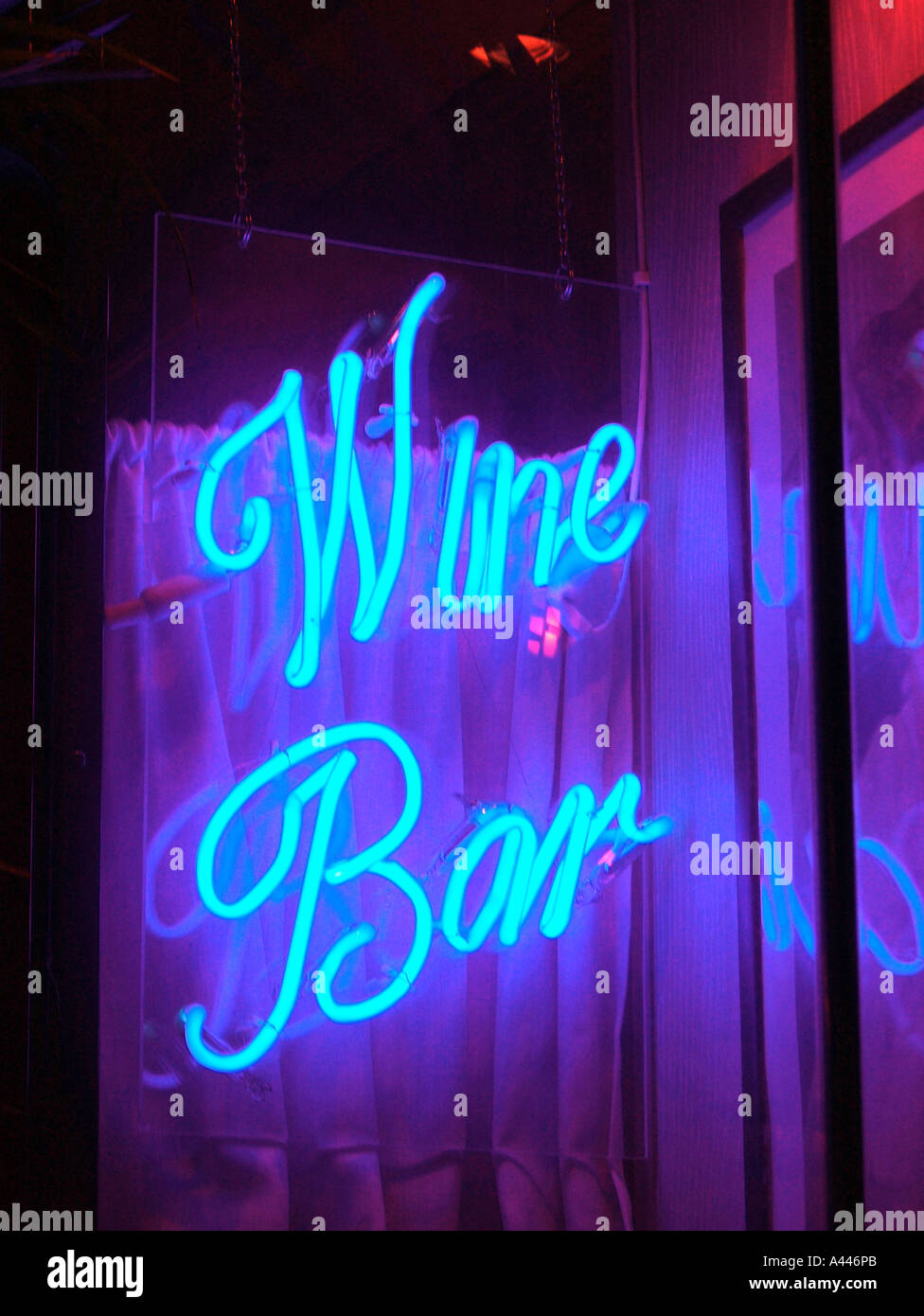 wine bar notice Stock Photo - Alamy